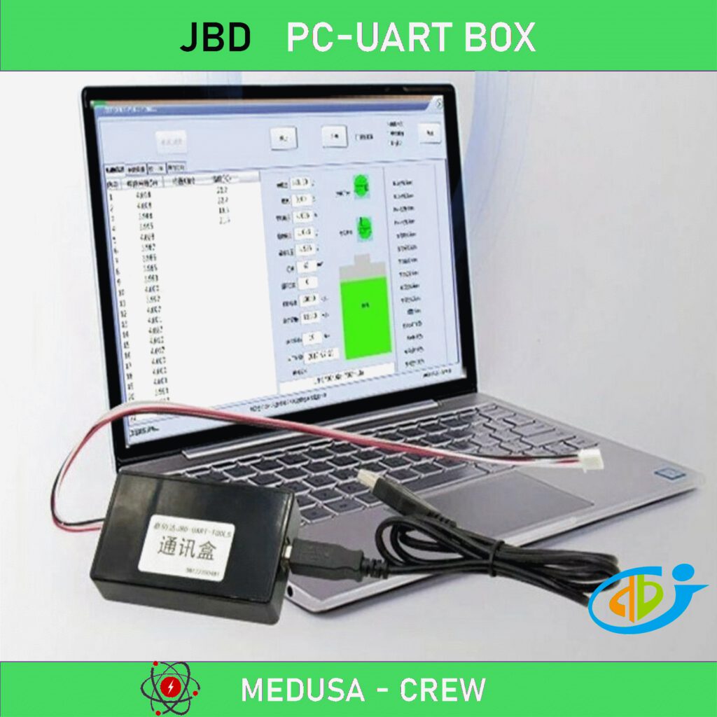 JBD BMS UART-Box USB-Kabel für Computer PC Tool — MEDUSA