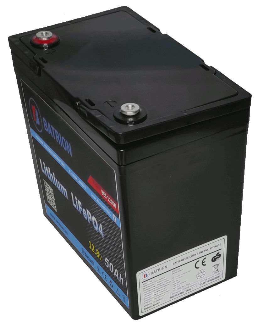 LiFePO4 Akku 12V 60Ah Lithium Batterie BATRION Wohnmobil Boot Bluetooth ...